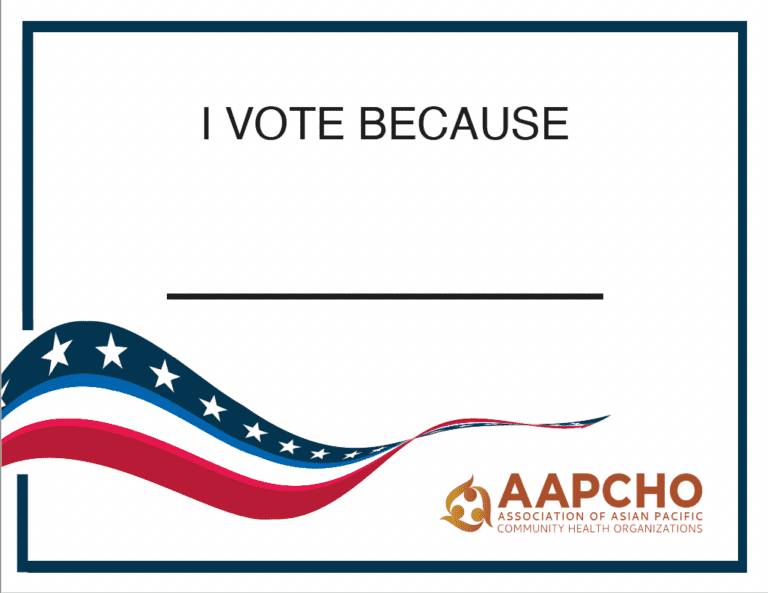 My Health, My Vote Toolkit - AAPCHO